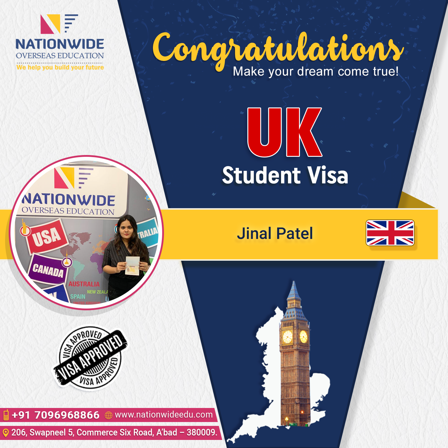 Congratulations on Successfully Getting UK Student Visa