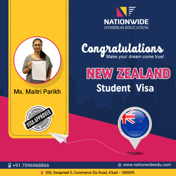 Congratulations & Bon Voyage for Overseas Education in New Zealand
