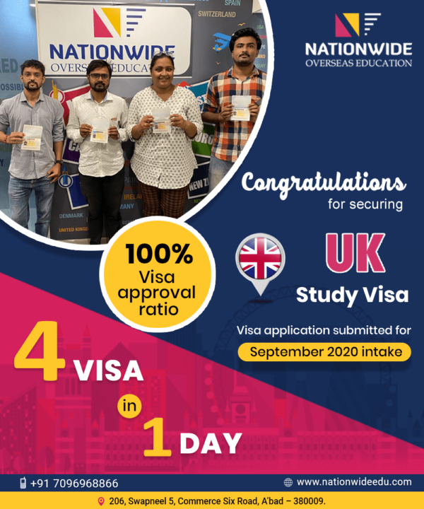 Congratulations for Getting Student Visa for Overseas Study in UK